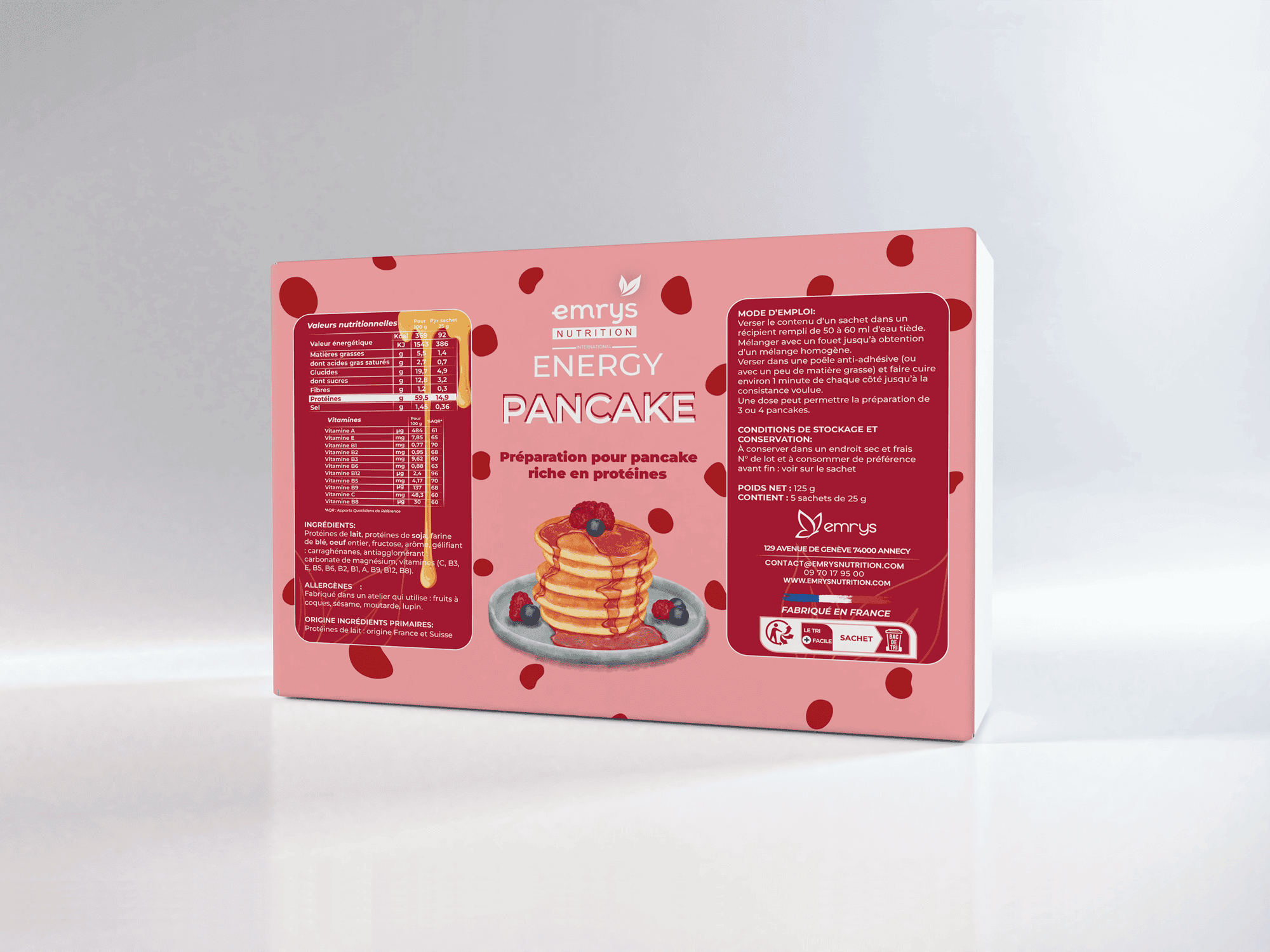 ENERGY PANCAKES (BOX DE 5 SACHETS)